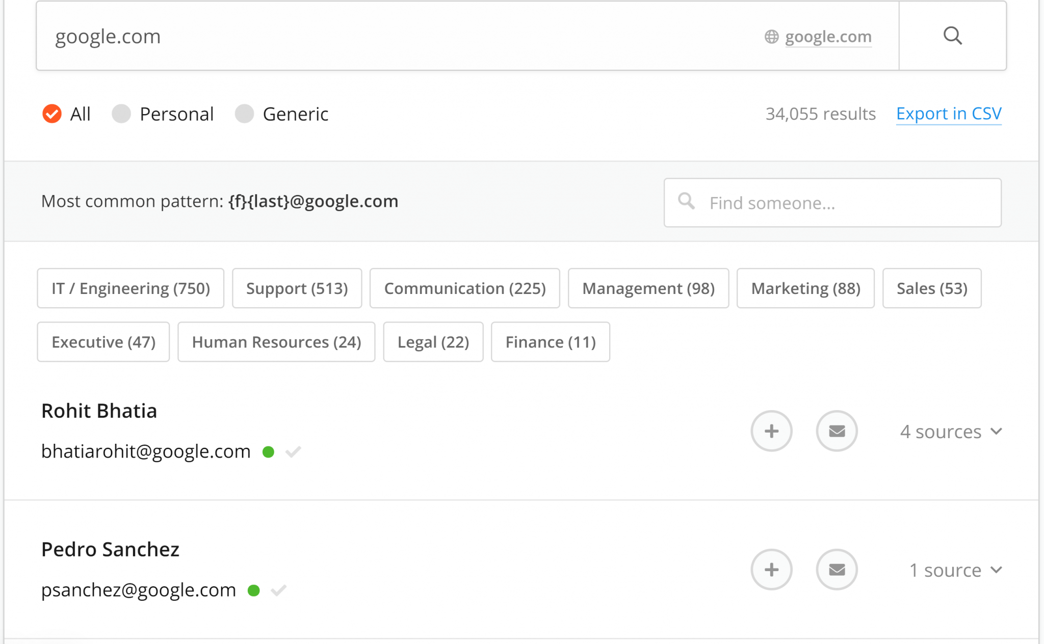 hunter.io – finding emails and patterns – cybersecbits